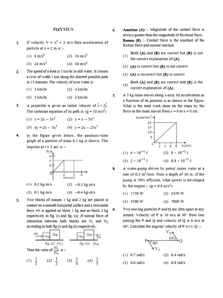 Neet Xii 25.11.2025 QP | PDF | Meiosis | Acceleration