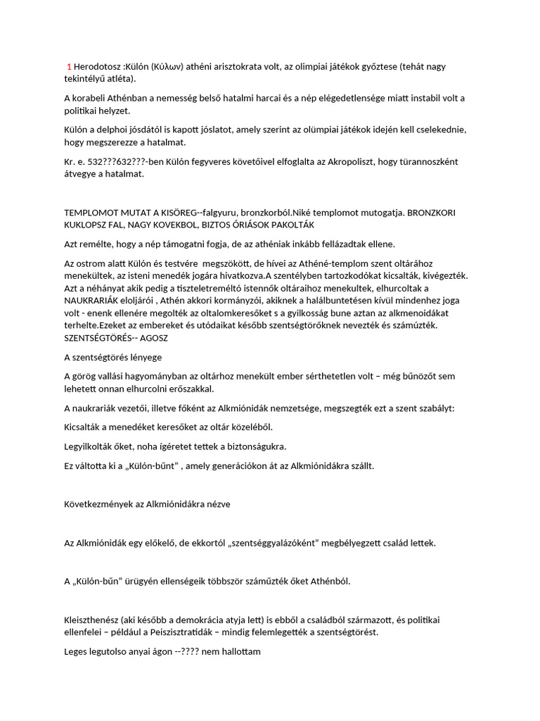 Ókor 2.ELOADAS | PDF
