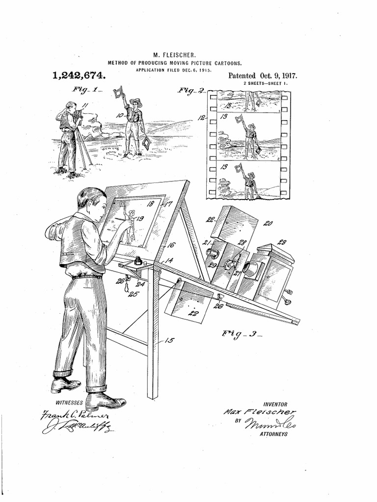 Method of producing moving-picture cartoons | PDF | Patent | Invention