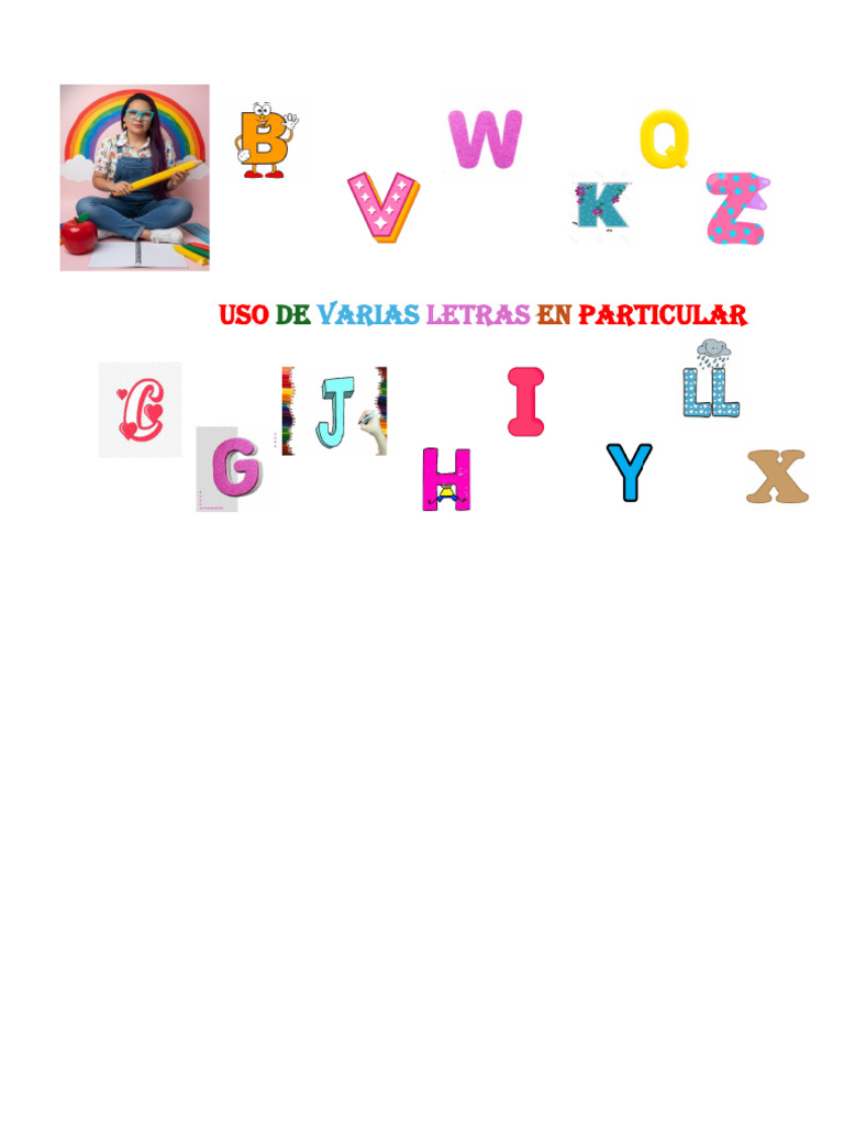 Uso de Varias Letras en Particular | PDF