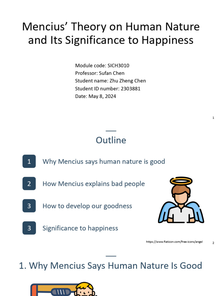 Mencius' Theory On Human Nature and Its Significance | PDF | Self ...