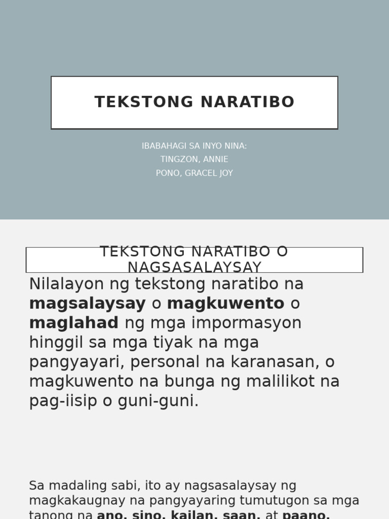Filipino Report | PDF