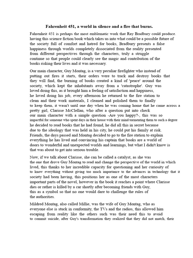 Fahrenheit 451 | PDF