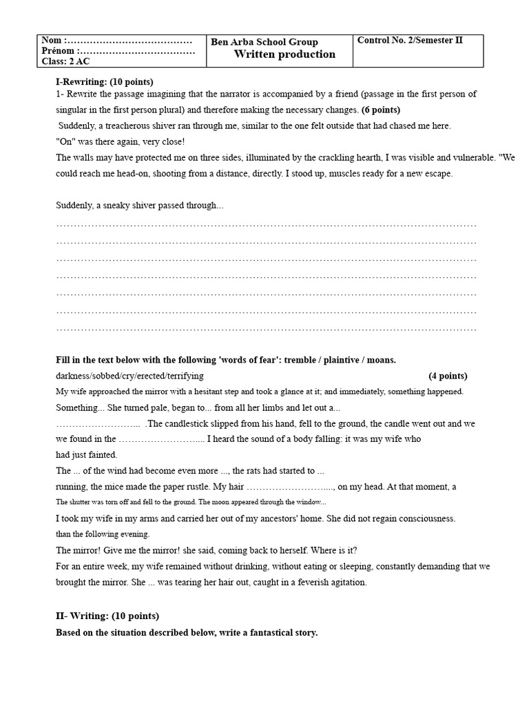 Fantastic Written Production | PDF