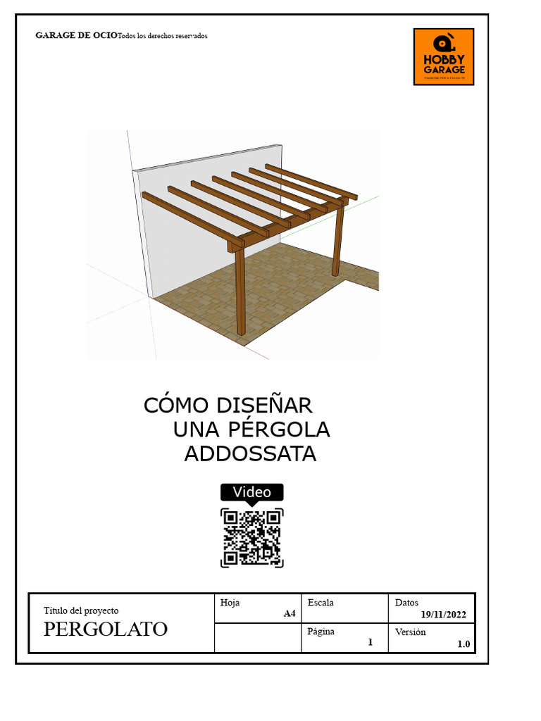 PDF Diseñar Una Pergola | PDF | edificio | Viga (Estructura)