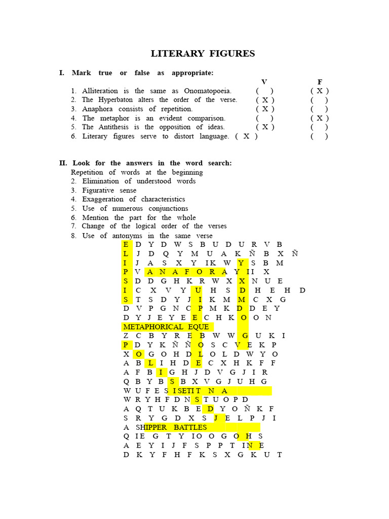 Understanding Literary Figures in Poetry | PDF