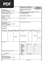 CMR Consignment Note Template | PDF