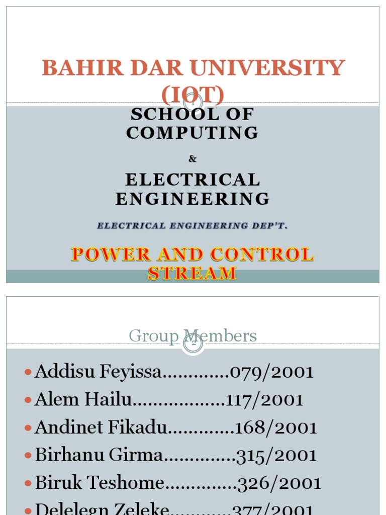 Bahir Dar University | PDF | Coal | Natural Gas