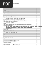 Tinetti Scale for Gait and Balance Assessment | PDF | Balance (Ability)
