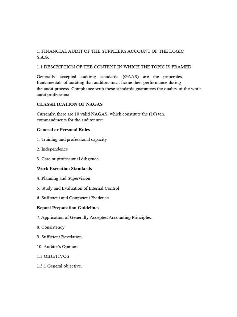 Supplier account audit program week 4 | PDF | Audit | Accounts Payable