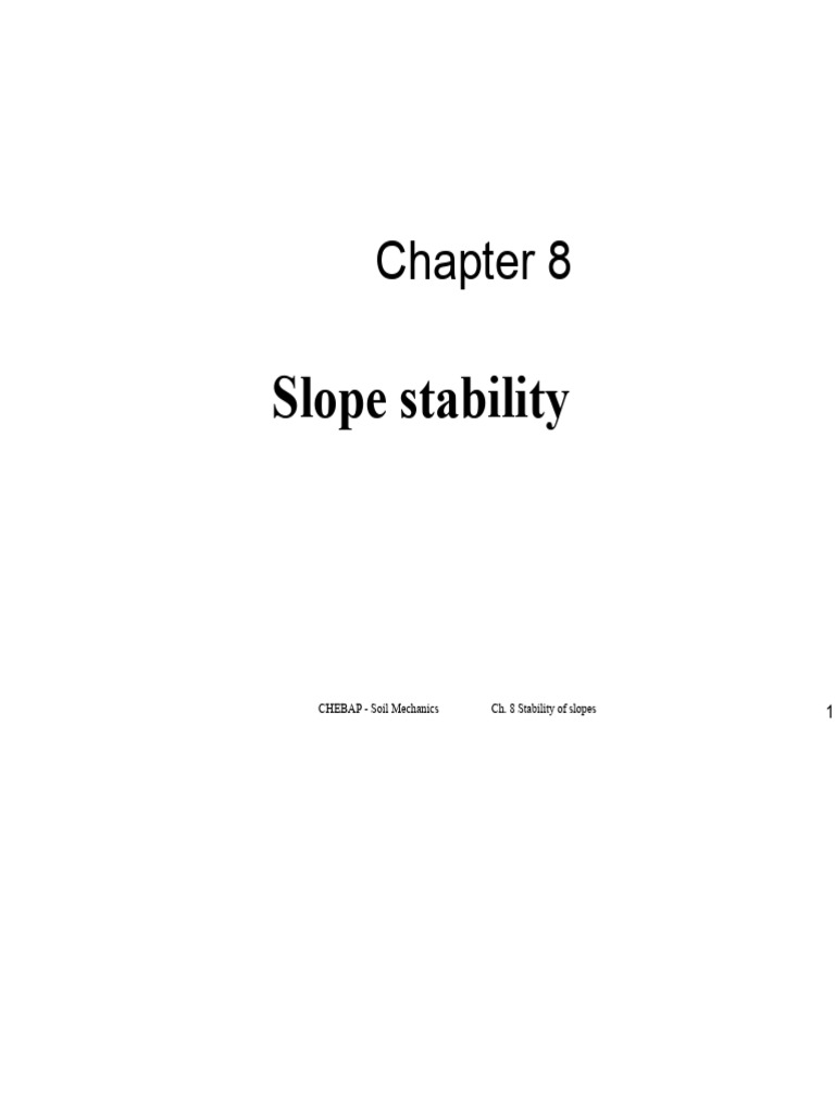 Slope Stability Analysis and Methods | PDF | Landslide | Soil Mechanics