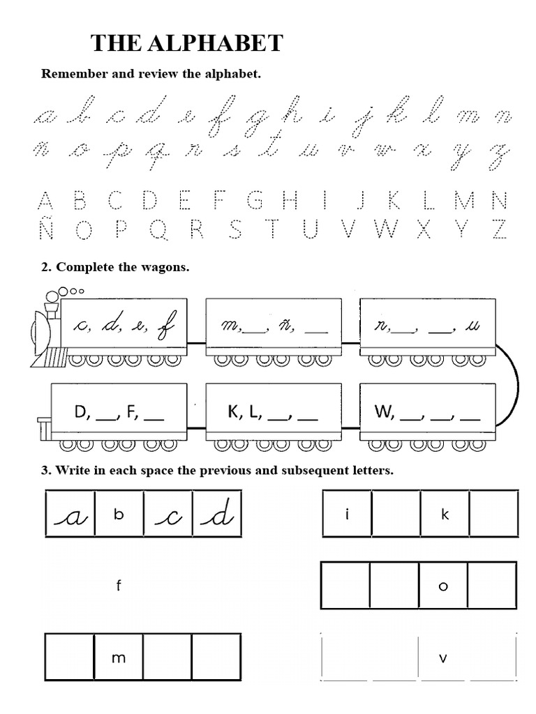 Remember and Review The Alphabet | PDF