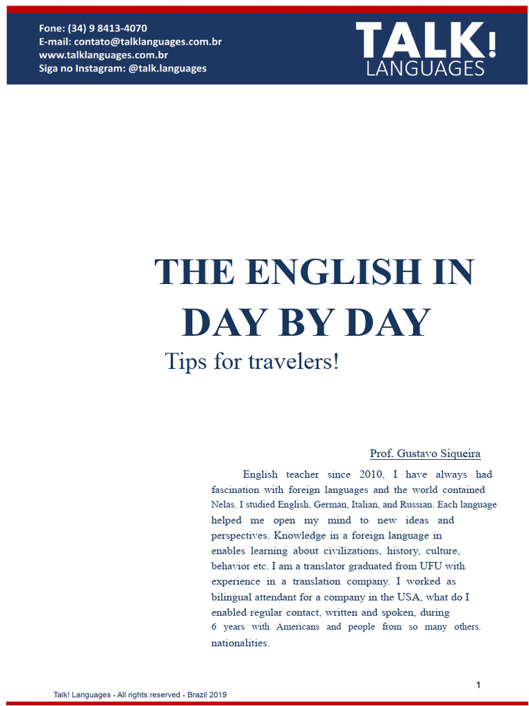 E-Book - English in Daily Life | PDF | English Language | Translations