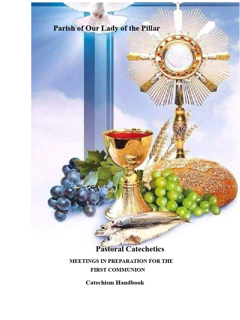 First Communion Catechism Guide | PDF | Mass (Liturgy) | Eucharist