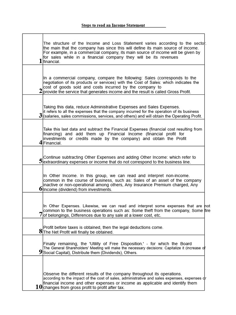 INCOME STATEMENT - Various Exercises | PDF | Expense | Income Statement