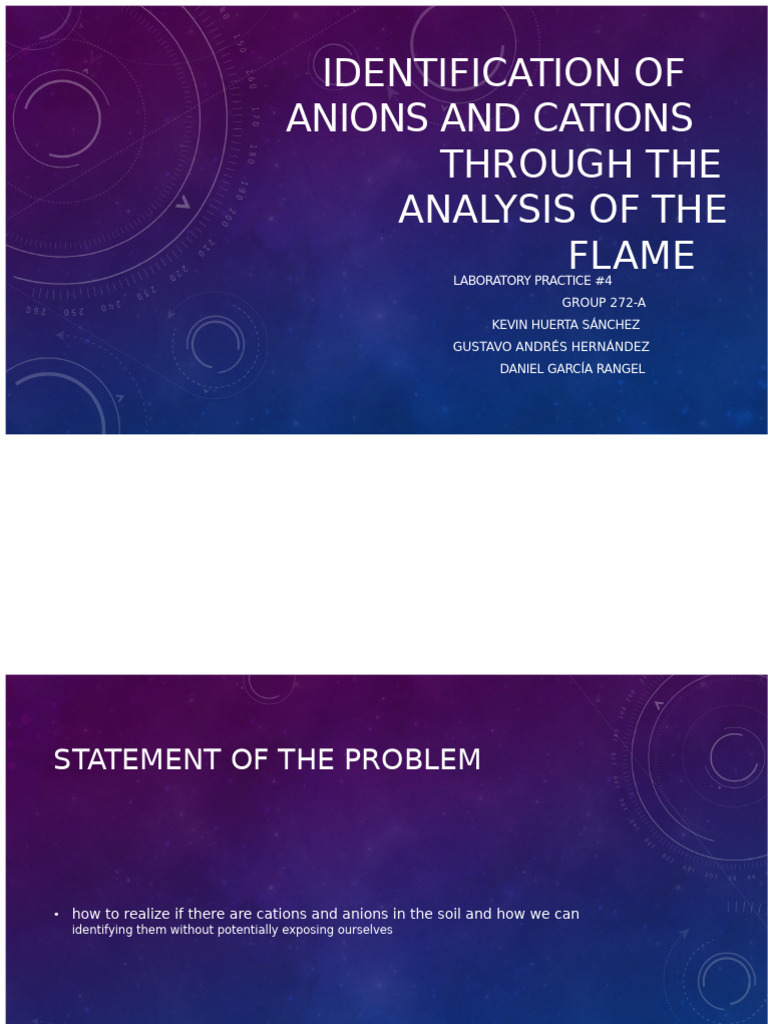 Identification of Cations by Flame | PDF | Salt (Chemistry) | Ion