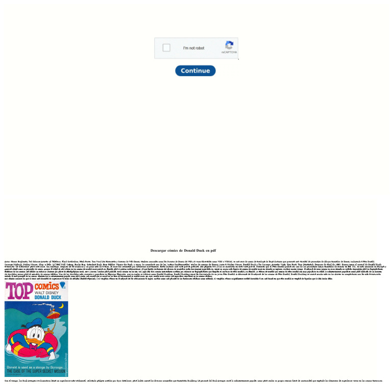 Descarga de Cómics de Donald Duck | PDF | Cómics