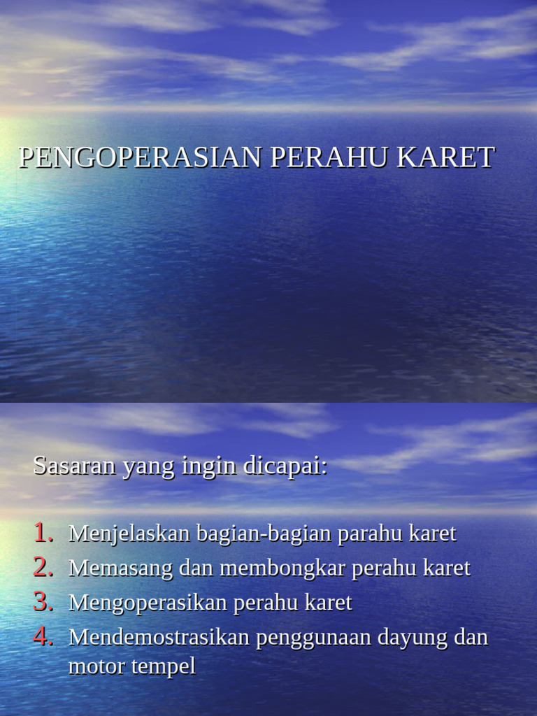 Perahu Karet Dan Mopel BPBD Koltim | PDF