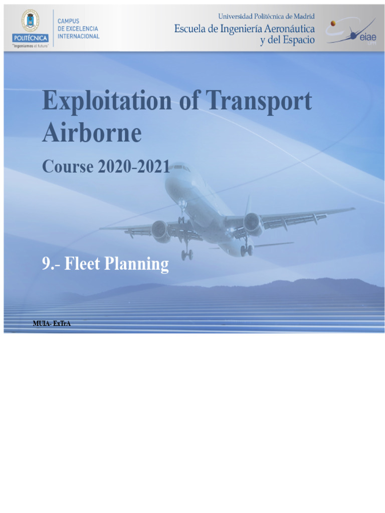 Airline Fleet Planning Strategies | PDF | Net Present Value | Return On ...