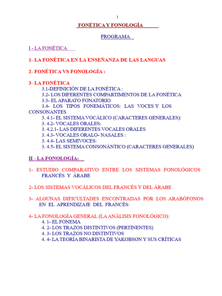 Fonética y Fonología | PDF | Fonética | Fonología