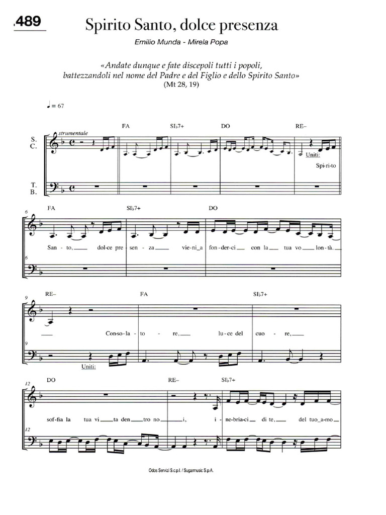 489 Holy Spirit Sweet Presence | PDF
