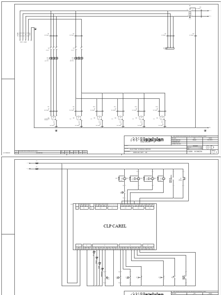 Metalplan MDR 600 Electrical Diagram | PDF | Electrical Equipment