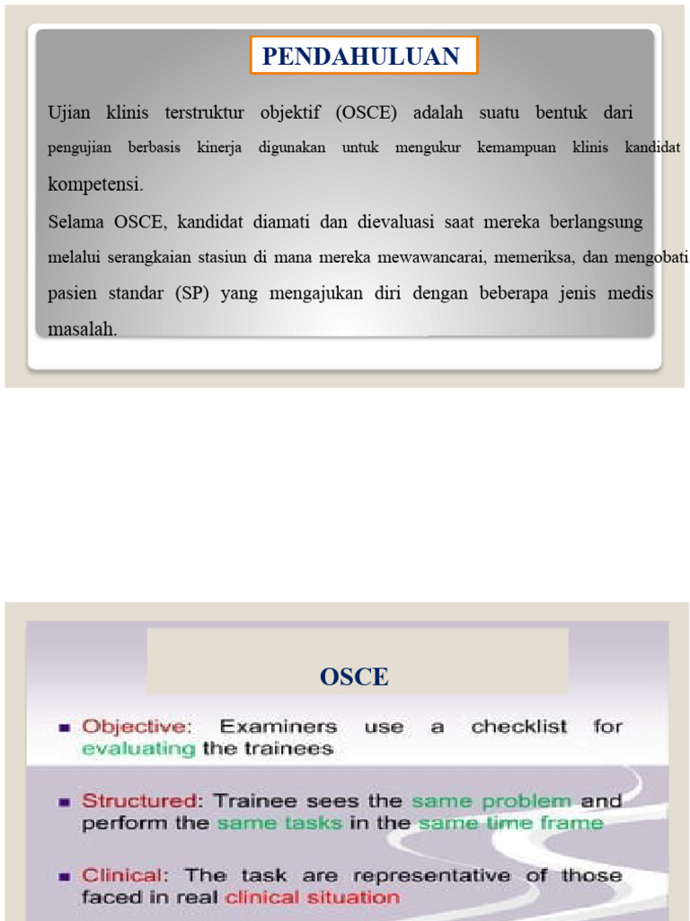 Presentasi 1 OSCE-OSPE | PDF