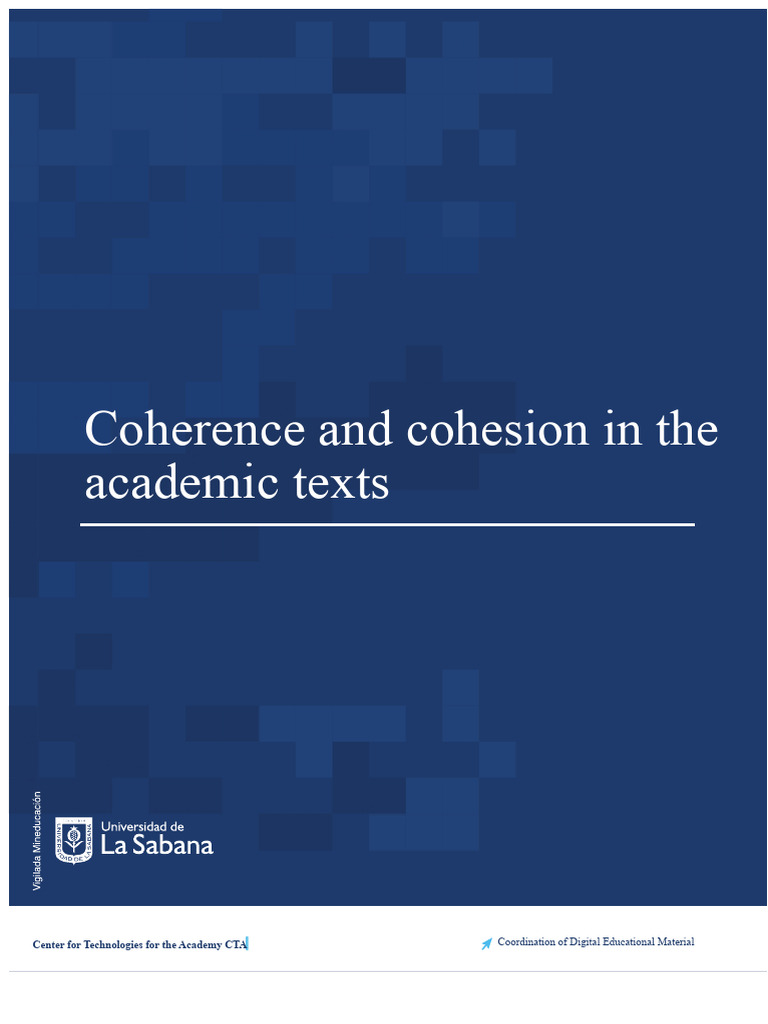 Coherence and Textual Cohesion | PDF | Zika Fever | Subject (Grammar)