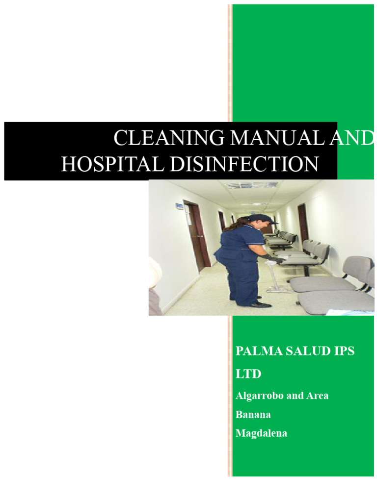 Gss 008 MN 02 Hospital Cleaning and Disinfection Manual Zone | PDF ...