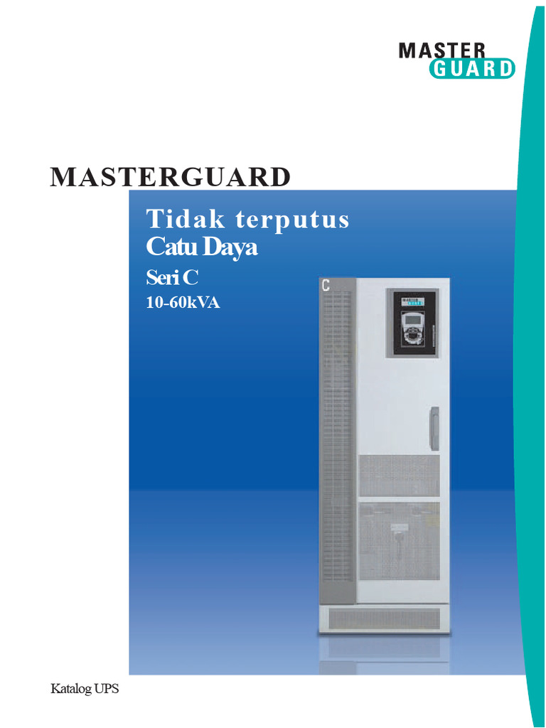 Katalog UPS Masterguard 10-60 kVA | PDF