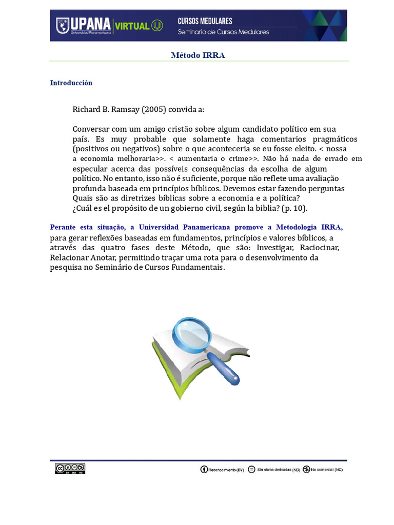 Método IRRA.pdf | PDF | Método científico | Deus