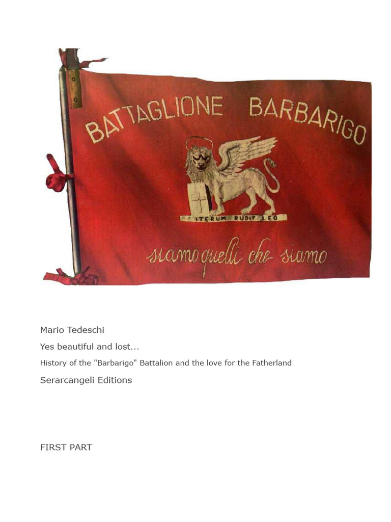 Battalion Barbarigo | PDF | Military