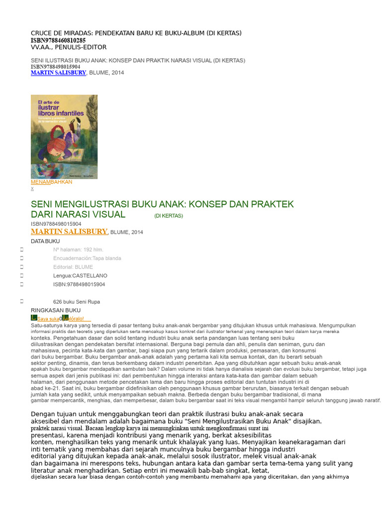 SENI MENGILUSTRASI BUKU ANAK | PDF