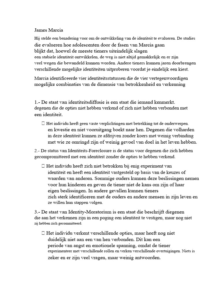 James Marcia | PDF