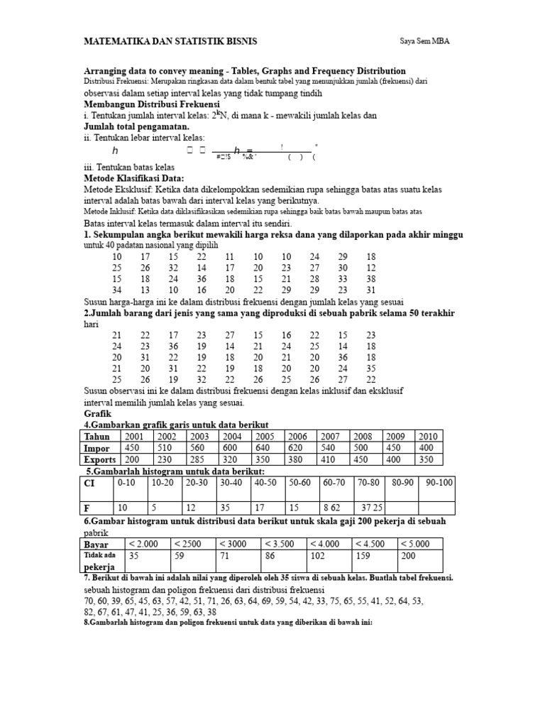 Rata-Rata, Median Dan Modus - Module 1 | PDF