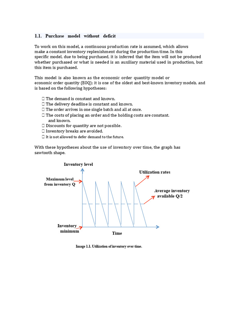 Topic IV Examples and Exercises of Inventory Models | PDF | Business ...