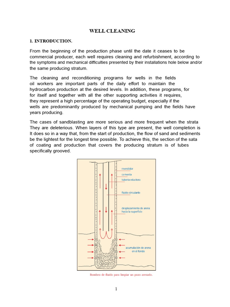 Well Cleaning CLEAN | PDF | Fluid Dynamics | Laminar Flow