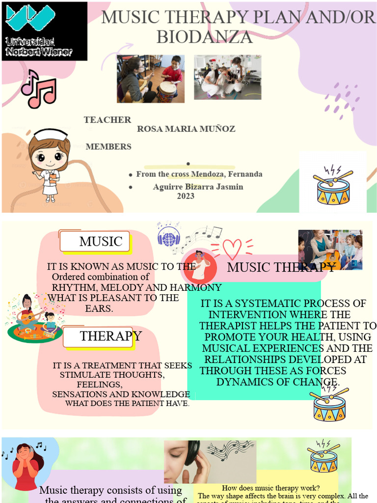 Presentation music therapy | PDF | Relaxation (Psychology) | Mental Health