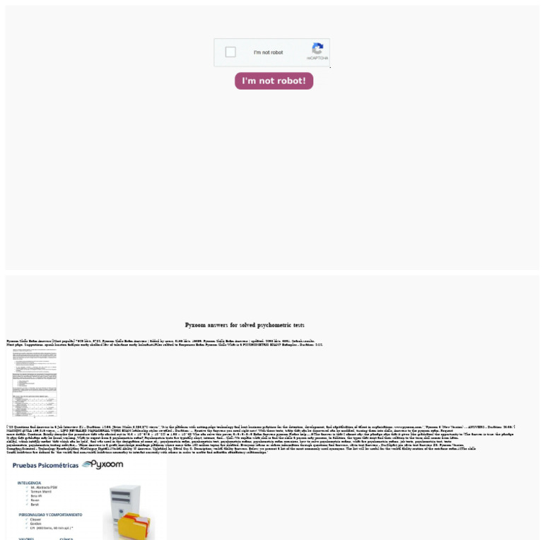 Pyxoom Psychometric Test Answers | PDF | Psychometrics | Learning