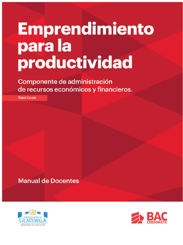 Teacher's Manual - Third Grade | PDF | Entrepreneurship | Investing