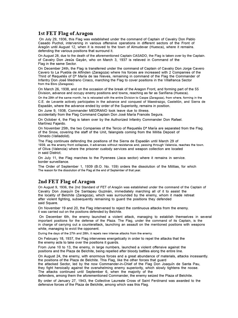 Flags of The Phalanx of Aragon | PDF | Cavalry | Conflicts