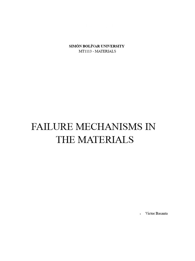 Materials Failure Mechanisms Explained | PDF | Fracture | Corrosion