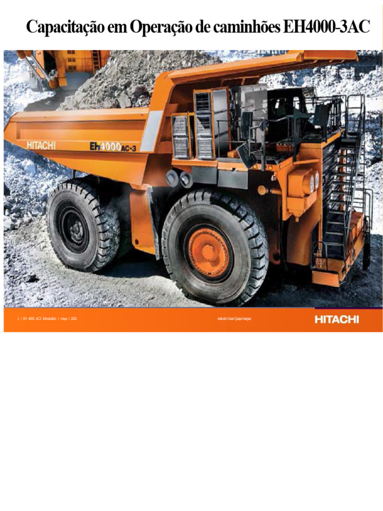 Treinamento Técnico Caminhão Elétrico EH4000AC - Certificado | PDF ...