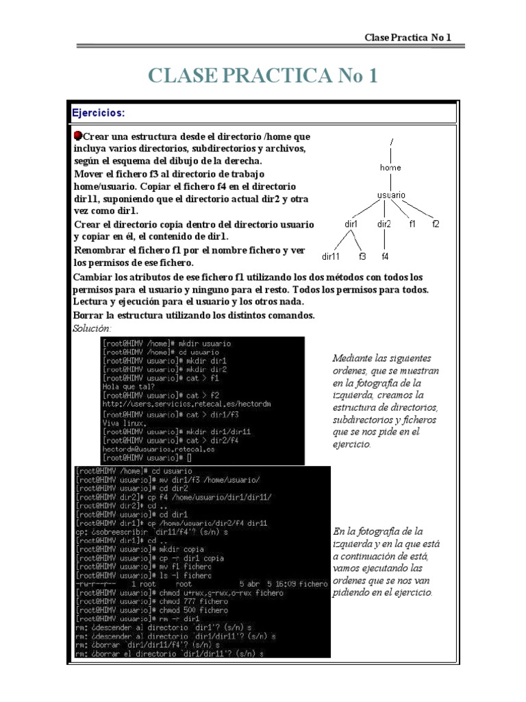 Clase Practica Unix - 1 | PDF | Archivo de computadora | Datos de computadora