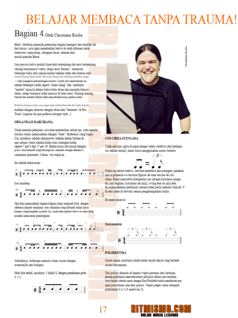Teknik Ritme dan Poliritmia untuk Drummer | PDF
