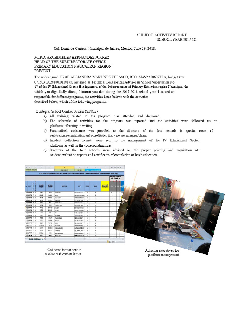 ATP Report | PDF | Mentorship | Teachers