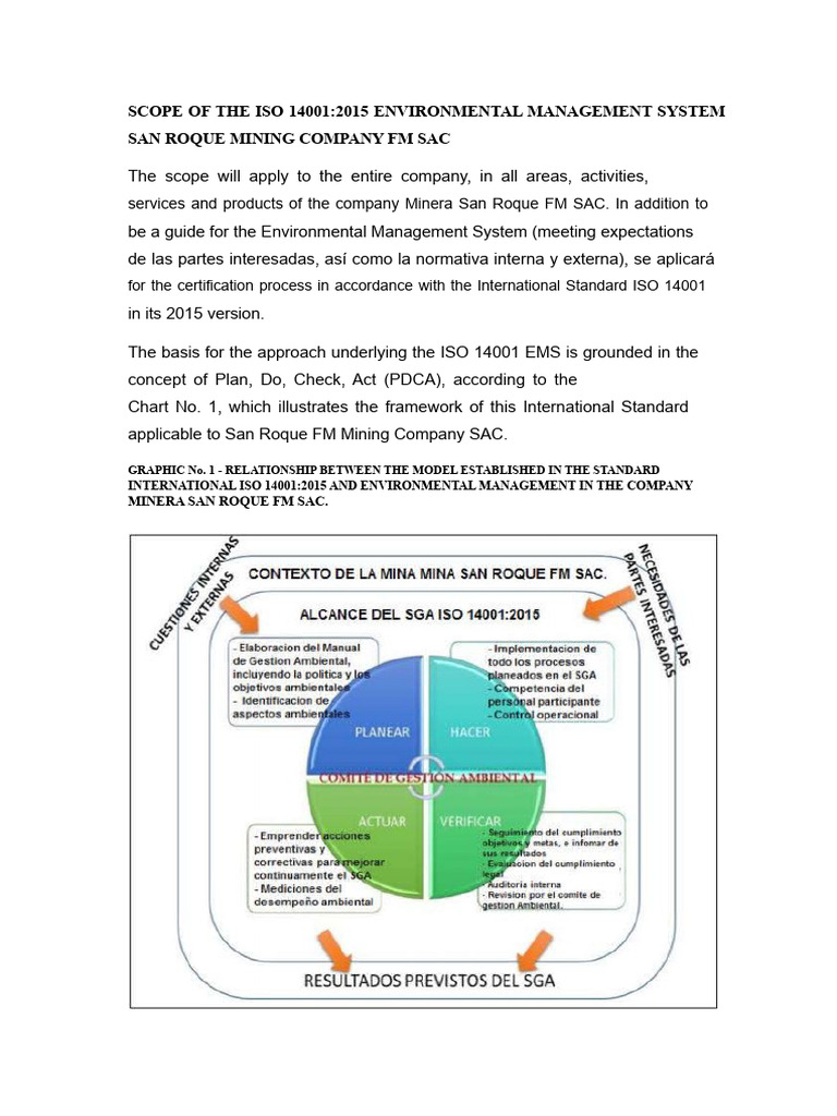 Scope of The Iso 14001 Environmental Management System | PDF