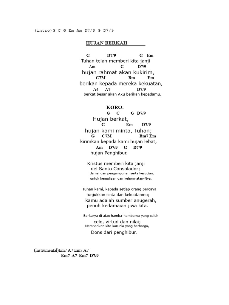Lagu Elim | PDF