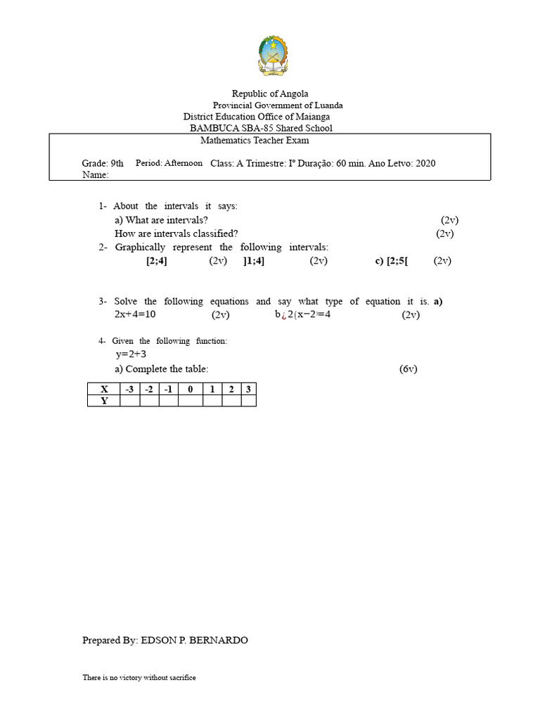 9th Grade Mathematics | PDF