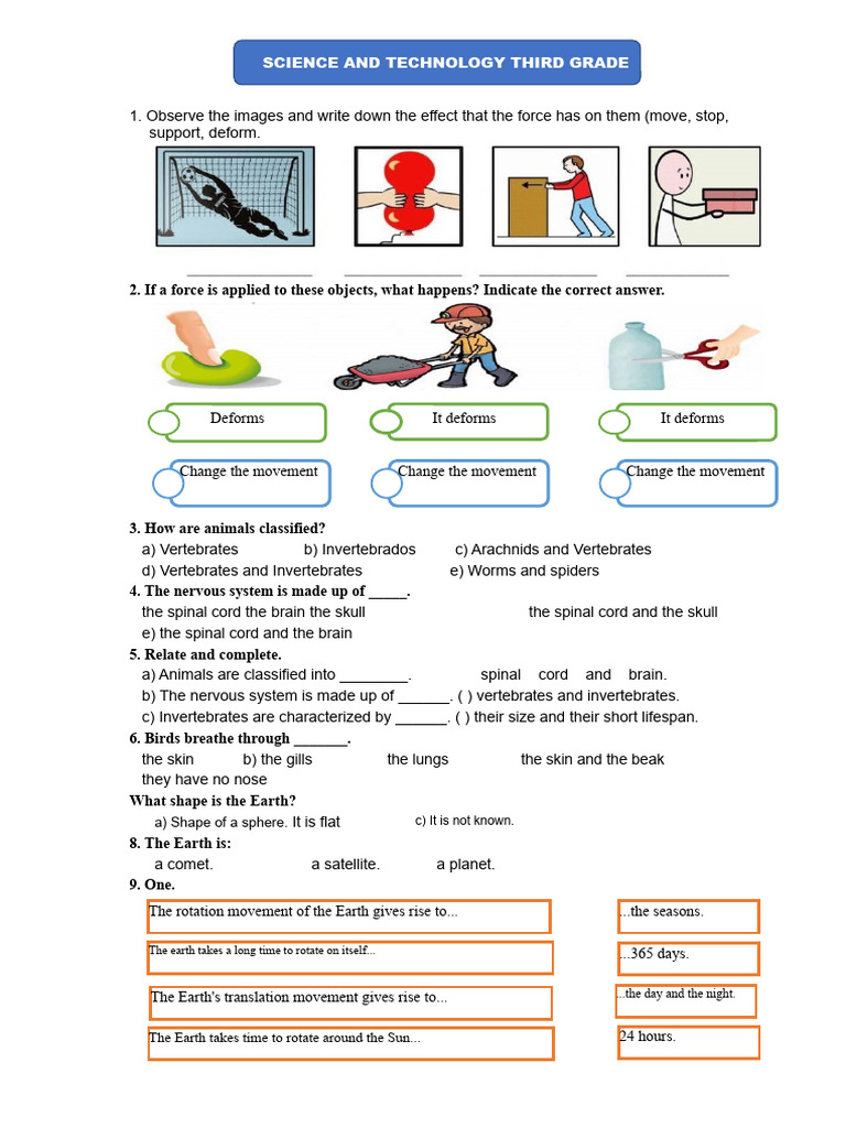 Third Grade Science & Technology Guide | PDF
